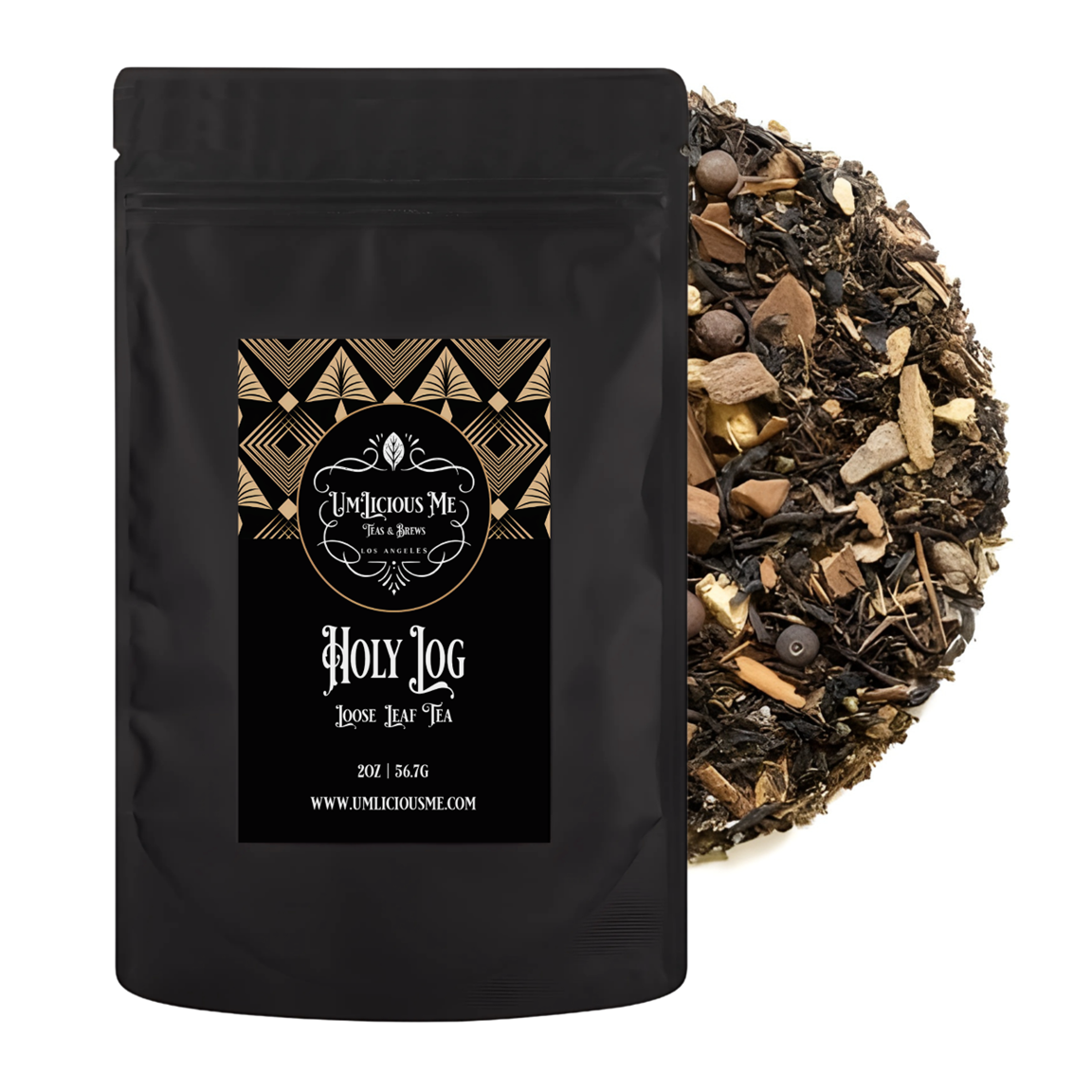 Holy Log (Spiced Black & Tulsi Tea) – Um'Licious Me